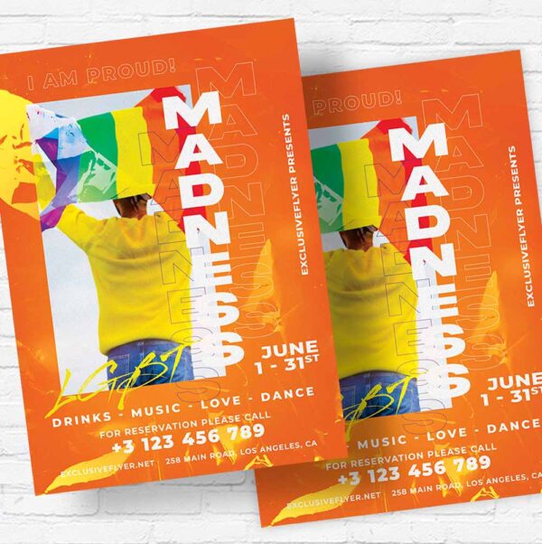 Download LGBT Pride Day - Flyer PSD Template | ExclusiveFlyer Download LGBT Pride Day - Flyer PSD Template | ExclusiveFlyer