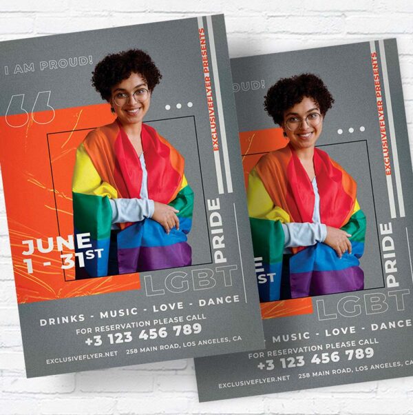 Download LGBT Pride Day - Flyer PSD Template | ExclusiveFlyer Download LGBT Pride Day - Flyer PSD Template | ExclusiveFlyer